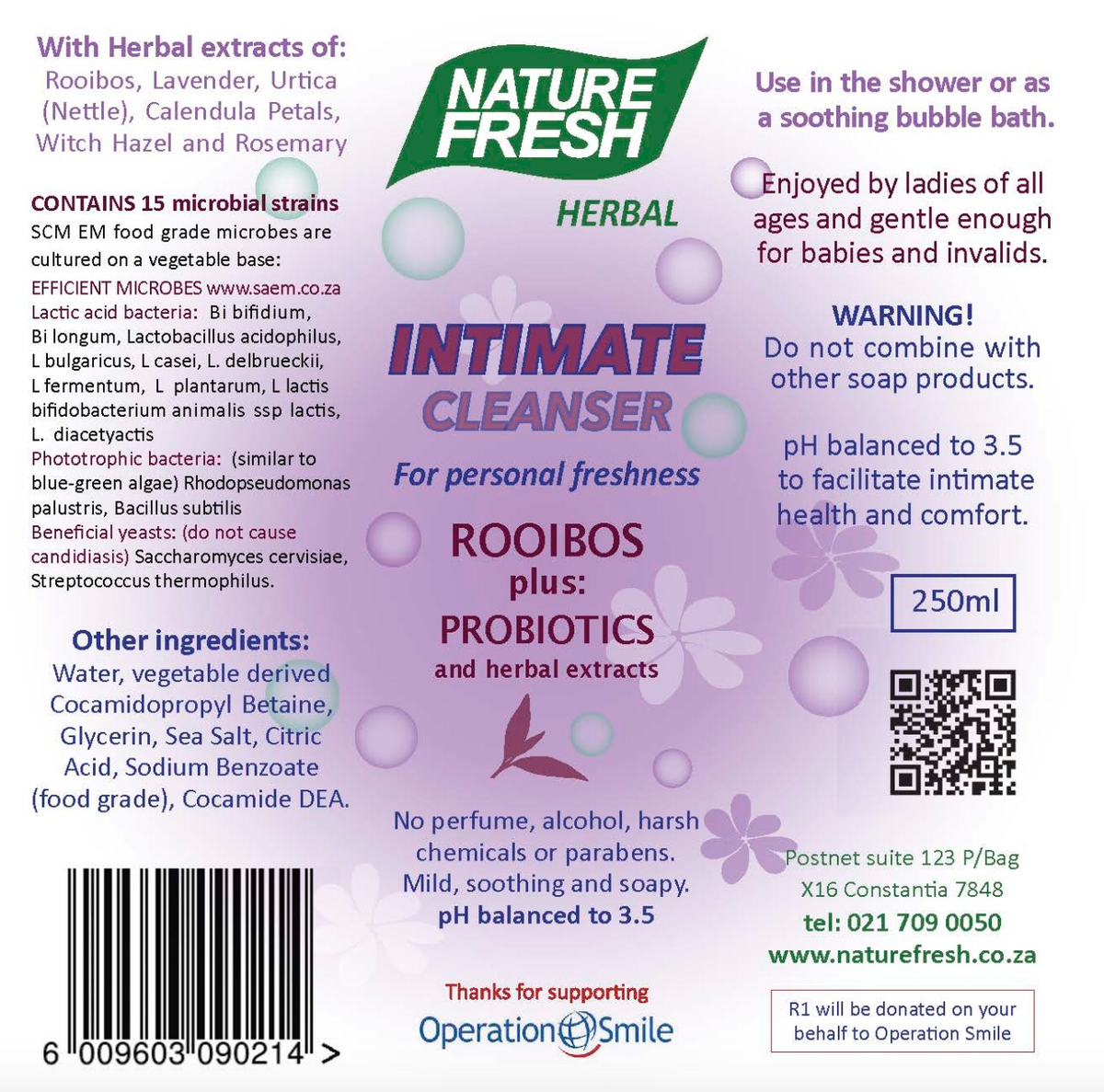 Nature Fresh Intimate Cleanser - Rooibos – CBD Care Shop
